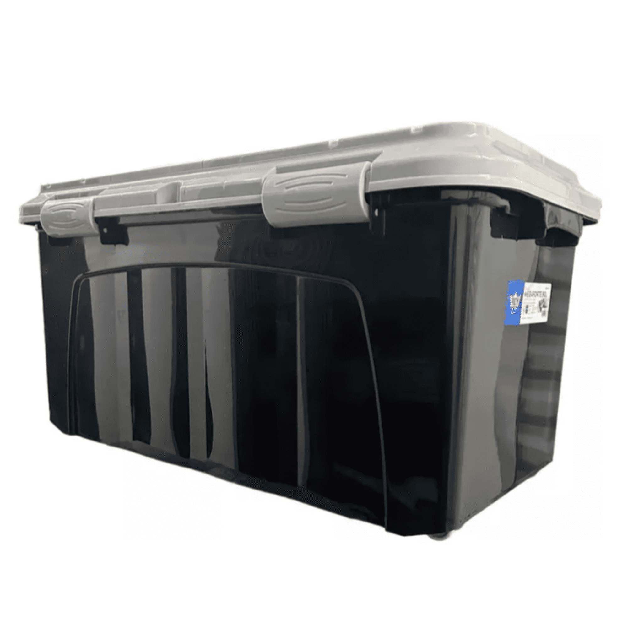 Baul Caja Almacenamiento Organizadora 90l NegroGris | Lider