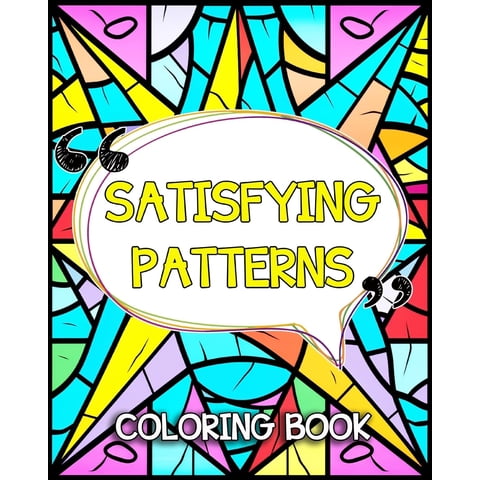 Libro Para Colorear Blurb: Patrones Satisfactorios Para