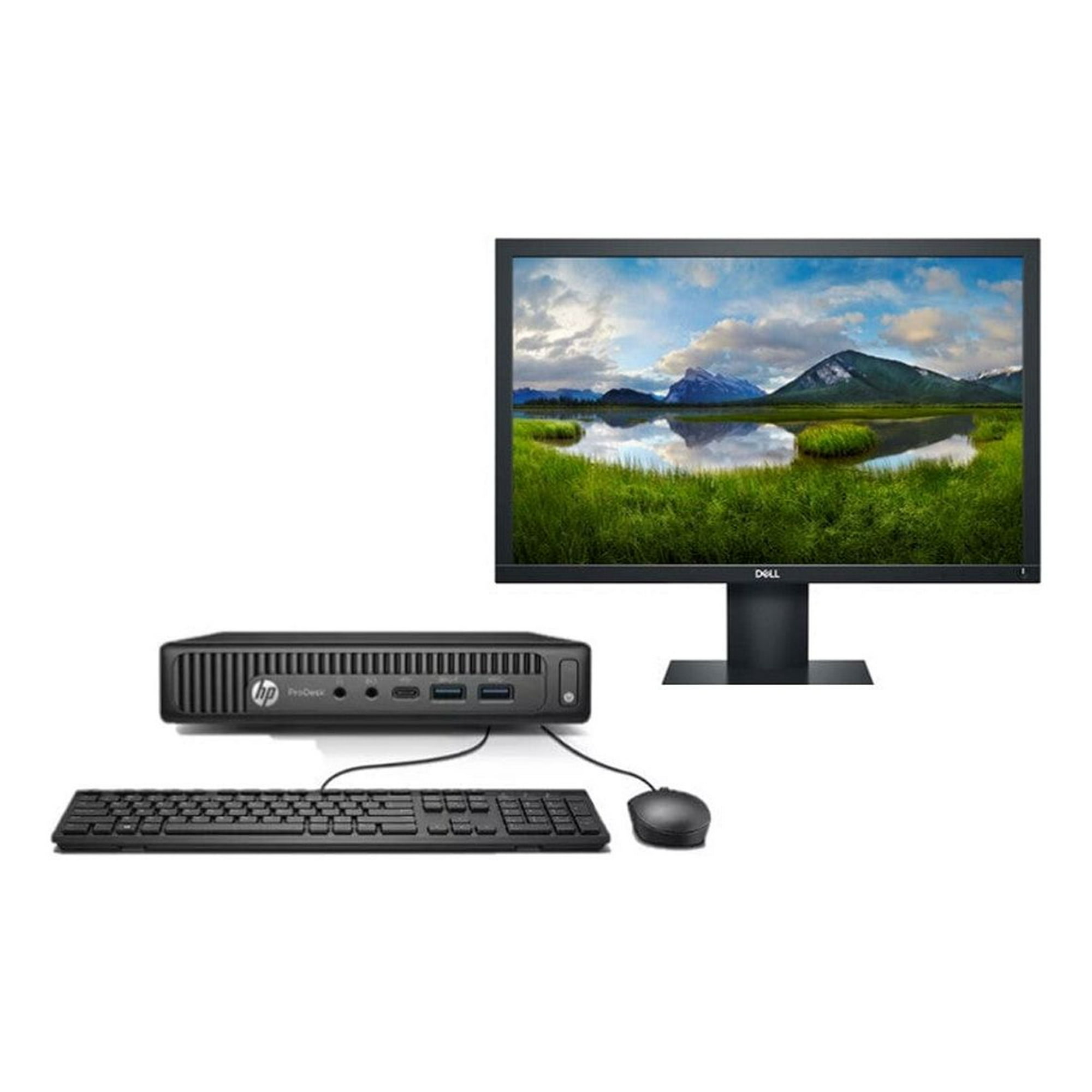 KIT MONITOR + Mini Pc Hp 600 G2 i5 8Gb 256GB SSD Reacondicionado Grado ...