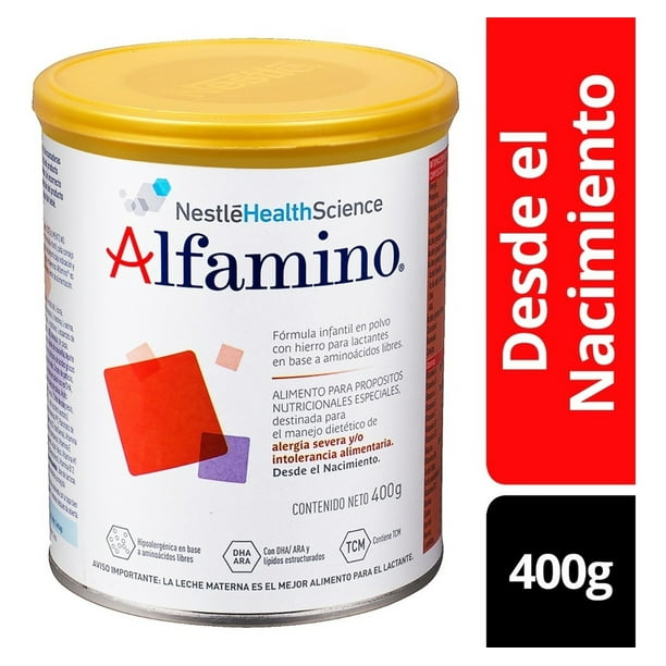 Fórmula Infantil Alfamino 400g desde el nacimiento | Lider