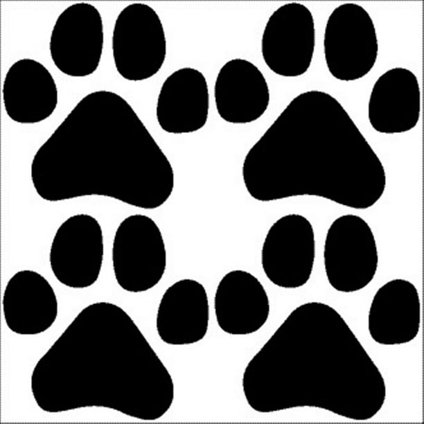 Sticker Patitas Patas Paw Dog Perro Mascota (4x) | Lider