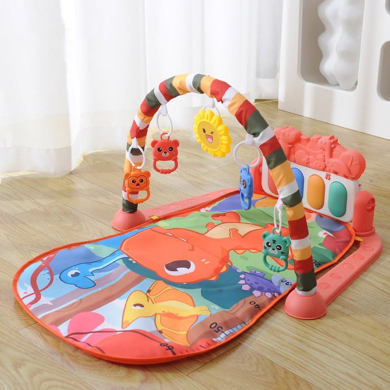 Exciting Play Mat Activity Gym for Baby - Music Pedal Piano Fitness ...