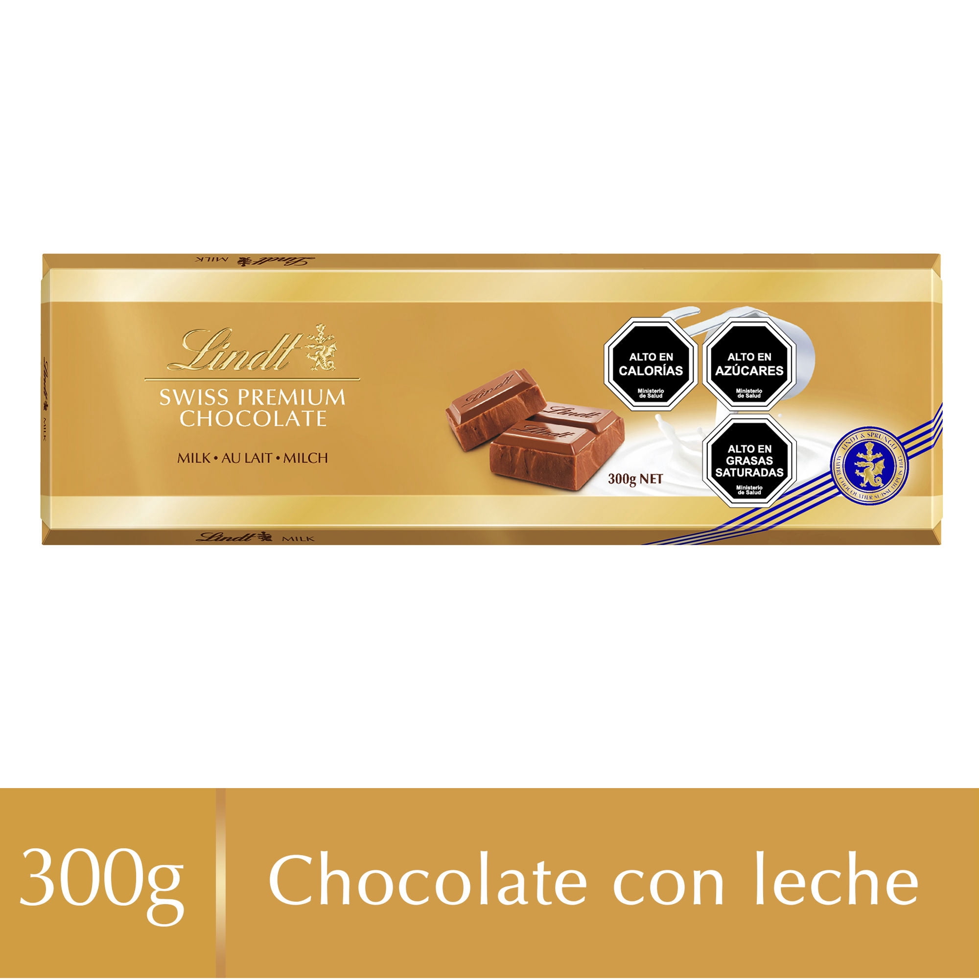 Chocolate de Leche Gold Tableta, 300 g | Lider