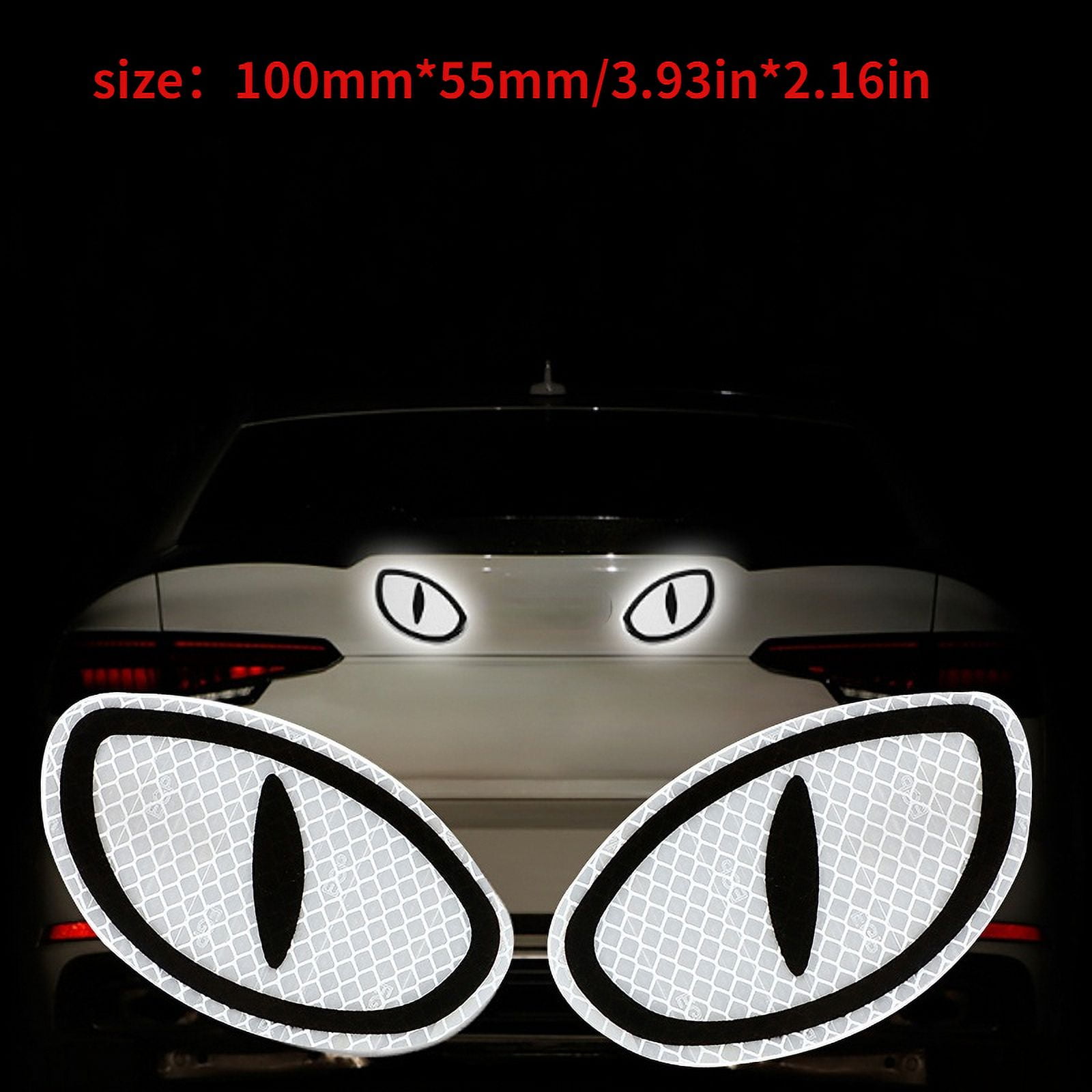 2pcs/pair RV Reflective Safety Warning Tape RV Sticker Car Reflective ...
