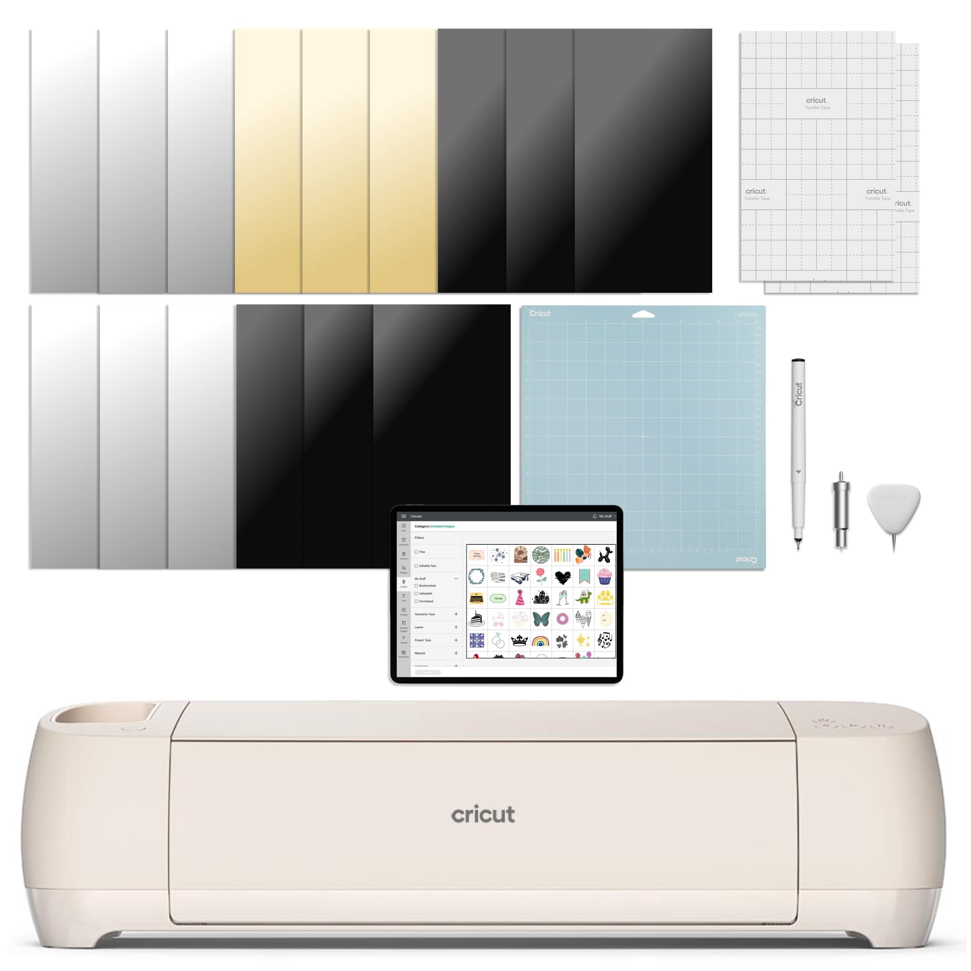 Máquina de corte inteligente Cricut Explore 4 Seashell con paquete | Lider