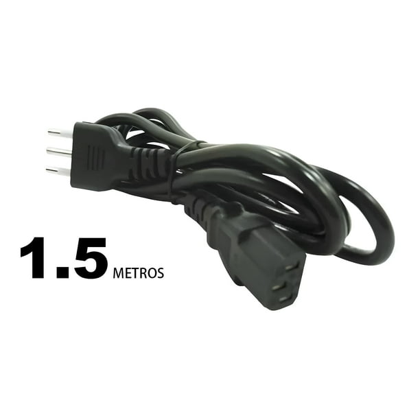 Cable Fuente De Poder Multiples Usos Pc 1.5mts Cobre | Lider