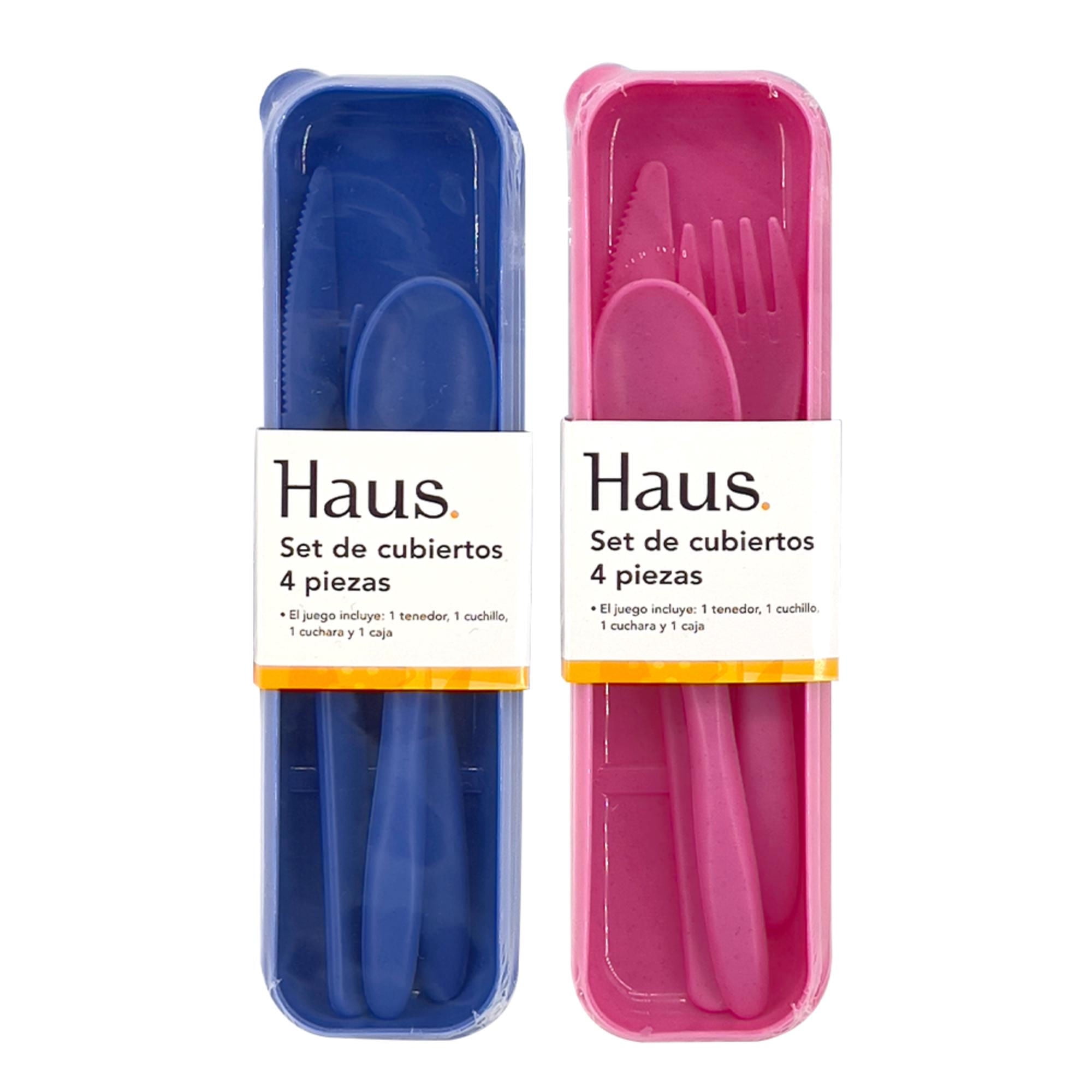 Set De Cubierto 4 Piezas Pp Multicolor | Lider
