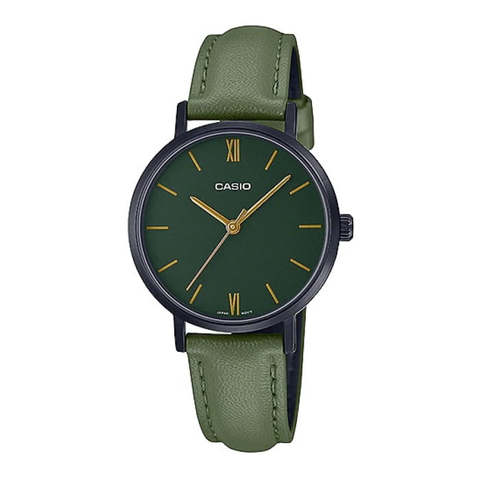 Reloj Analogo Verde Casio LTP-VT02BL-3A | Lider