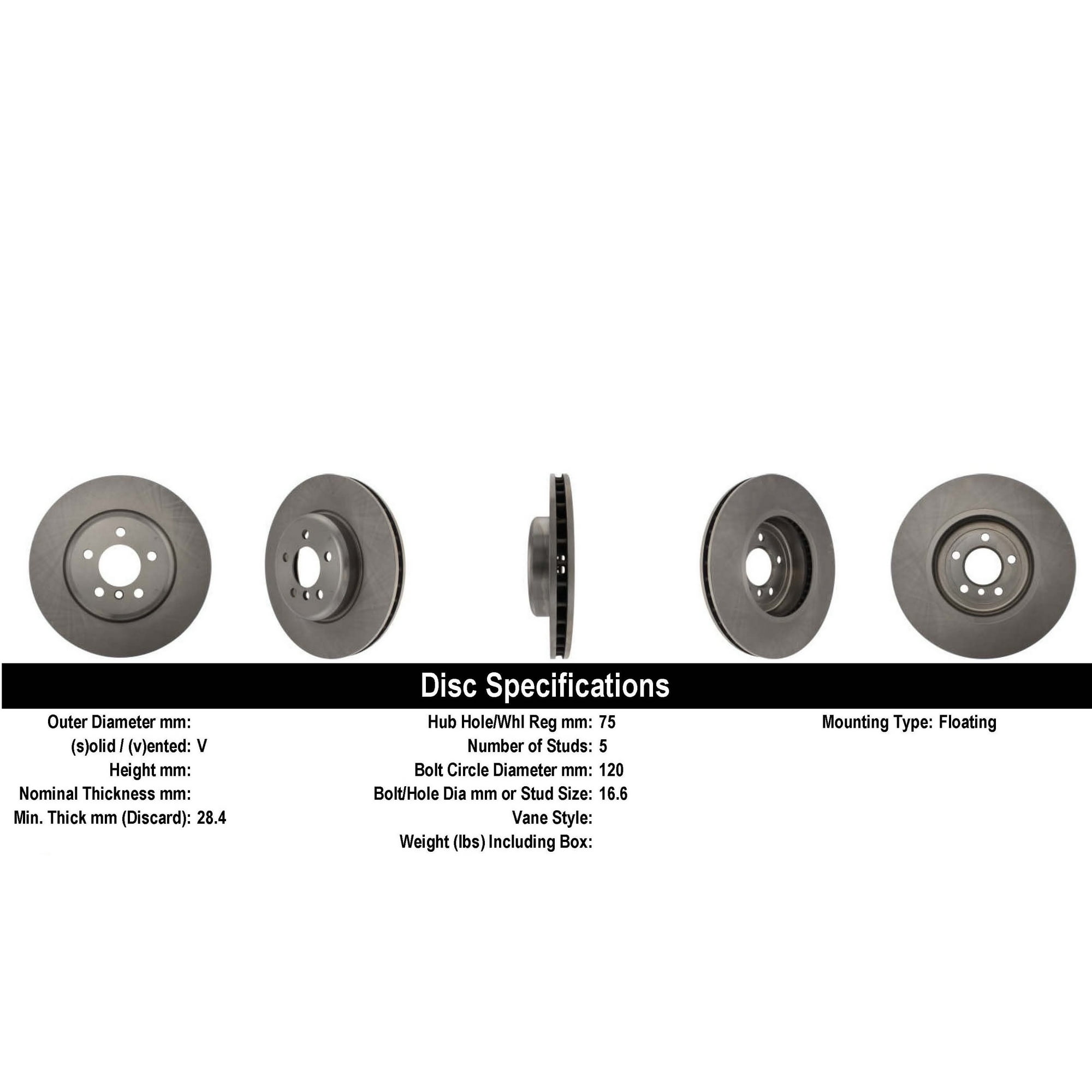 Disco Freno Para Auto 121.34124 | Lider