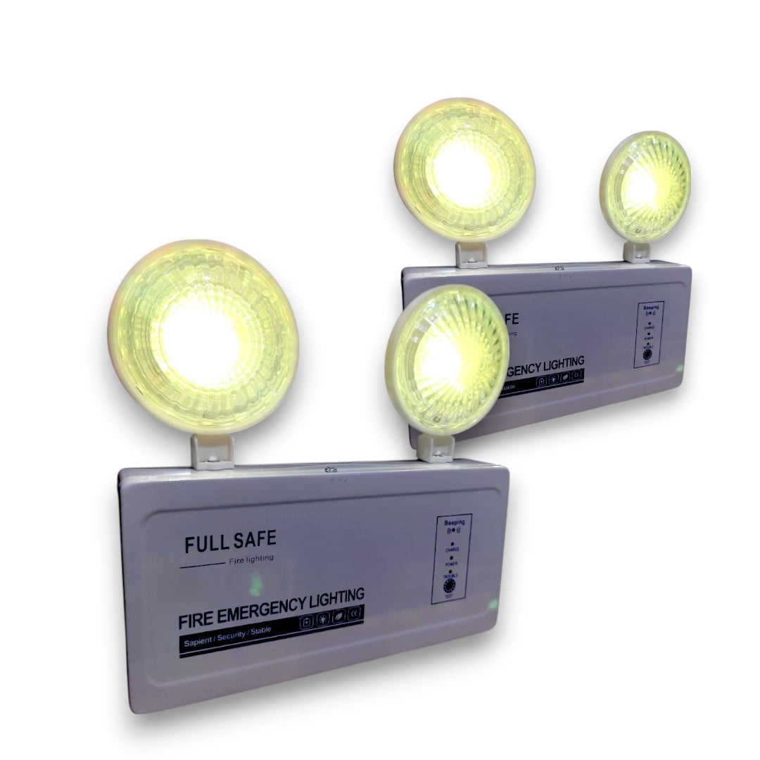 Packx2 Lampara De Emergencia Focos Led Recargable Automatica | Lider