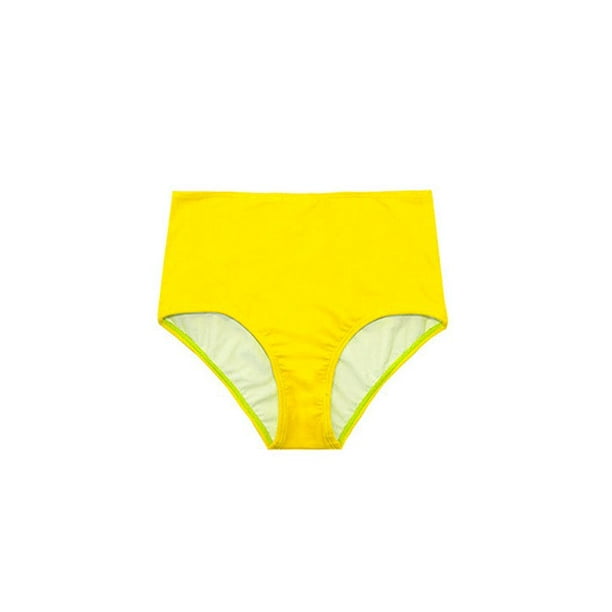 Bikini Calzón Pin Up Clásico Amarillo S | Lider