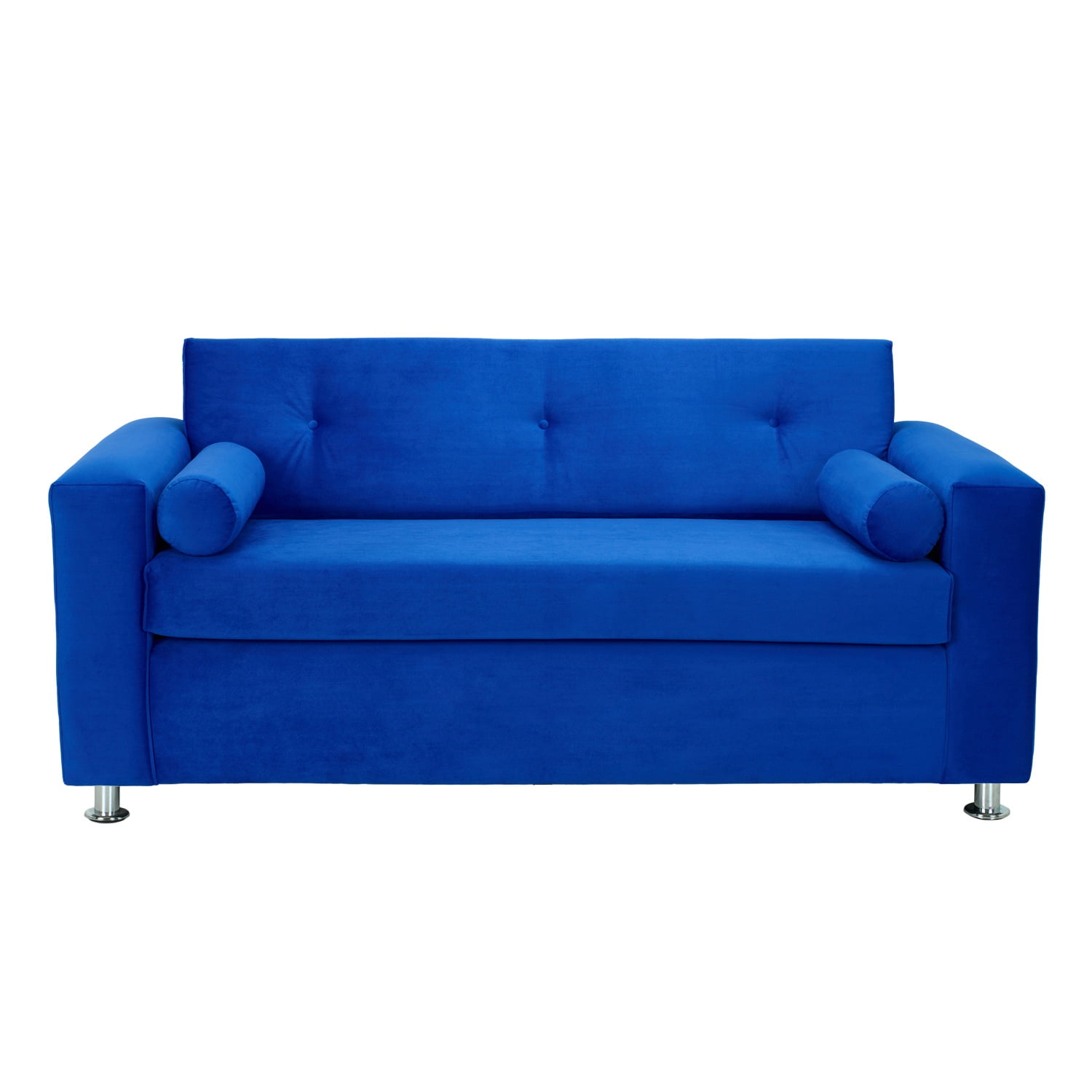 Sofa Vivo 3c Felpa 12 Azul Rey | Lider