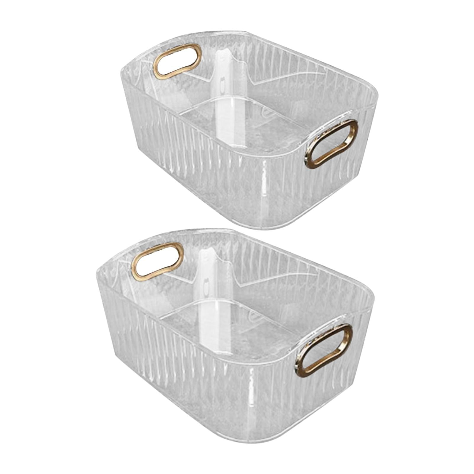 Caja De Almacenamiento De Cosméticos, Bandeja Transparente, Canasto De ...