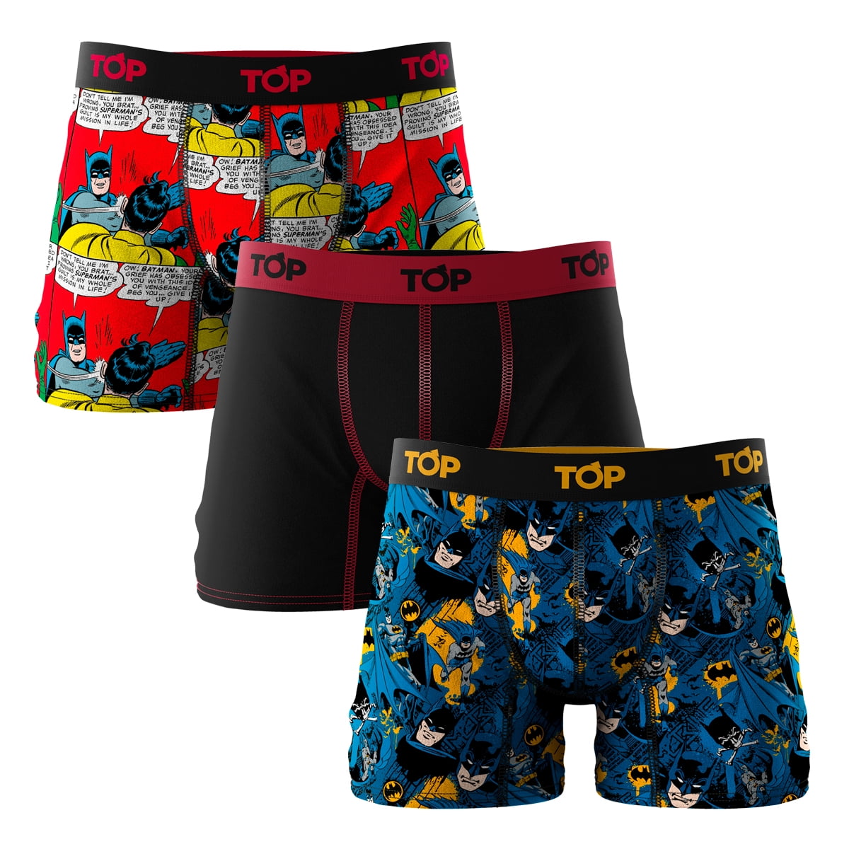 Bóxer Medio Algodón Batman Pack 3 C2 Talla Xl | Lider