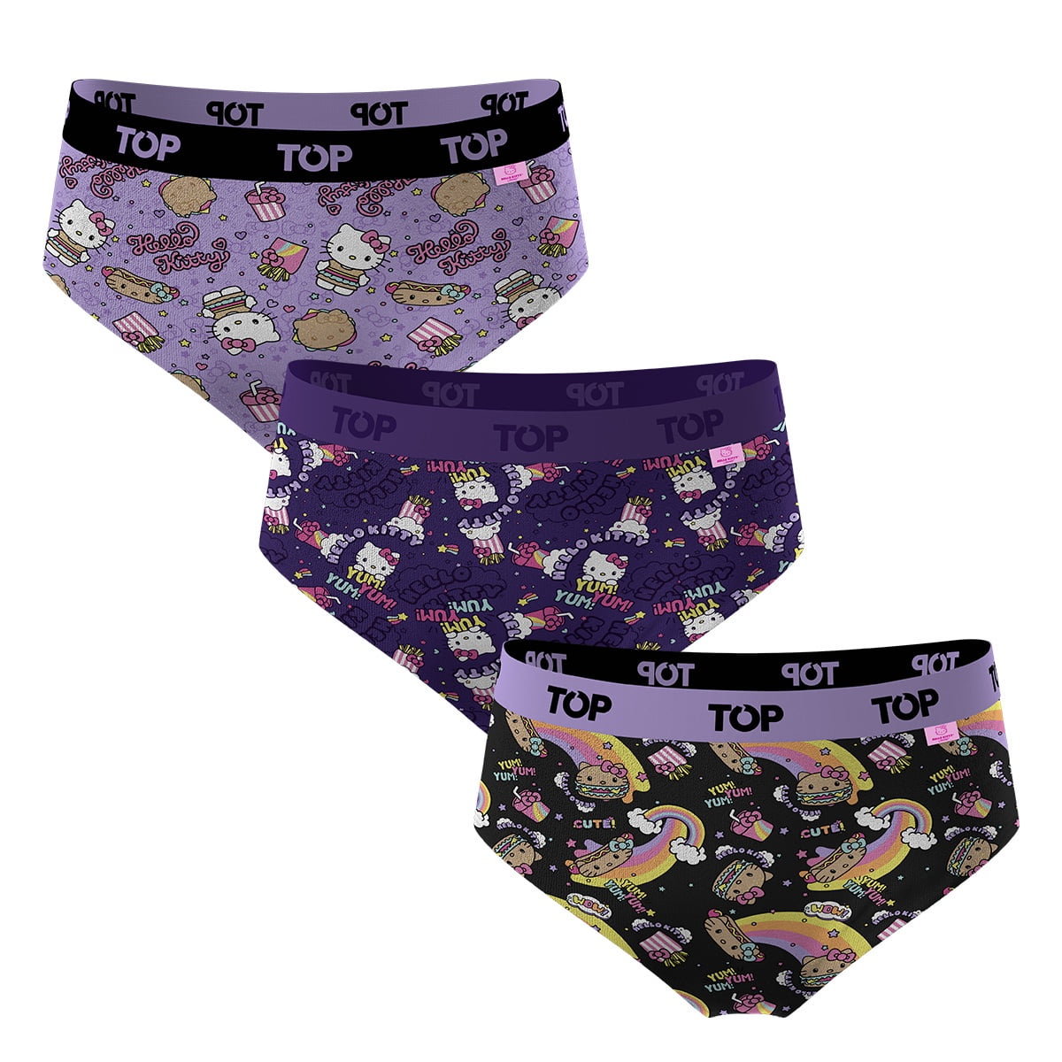 Calzón Pantaletas Niña Algodón Pack 3 Hello Kitty C2 TOP | Lider