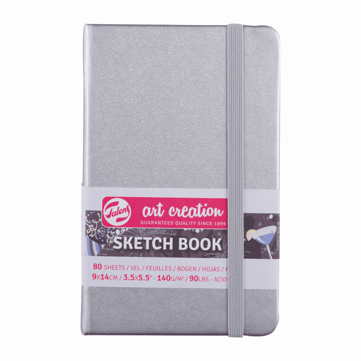 Libreta Art Creation Plateada 13x21cm 140gr 80hjas. | Lider