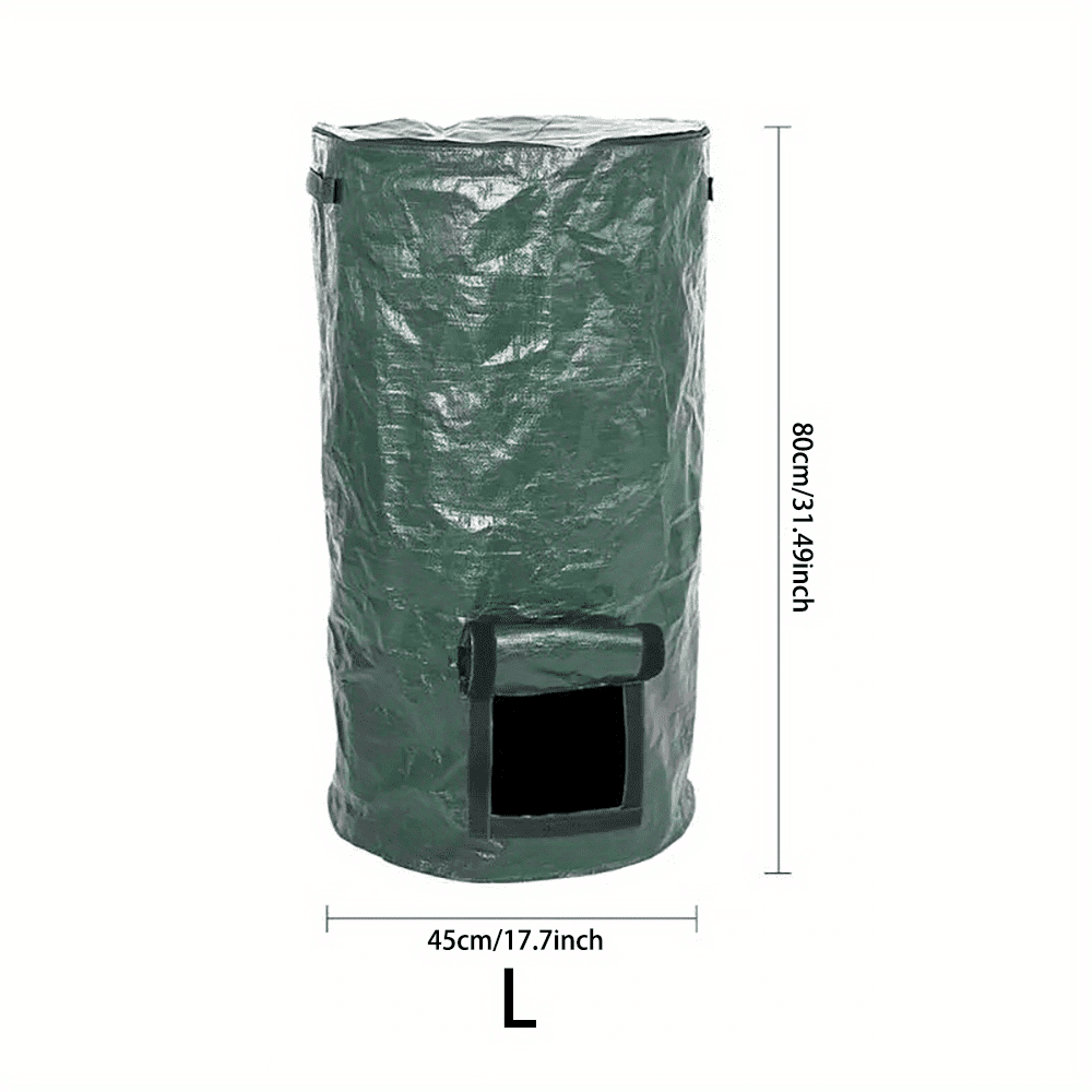 1 Bag Outdoor Compost Box, Reusable Garbage Bag, Self-Made Nutrient ...