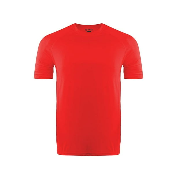 Polera Deportiva Elasticada Manga Corta Roja Talla S | Lider
