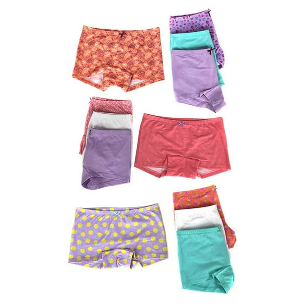 Pack de 12 Calzon Boxer Pantaleta Algodón Niña | Lider