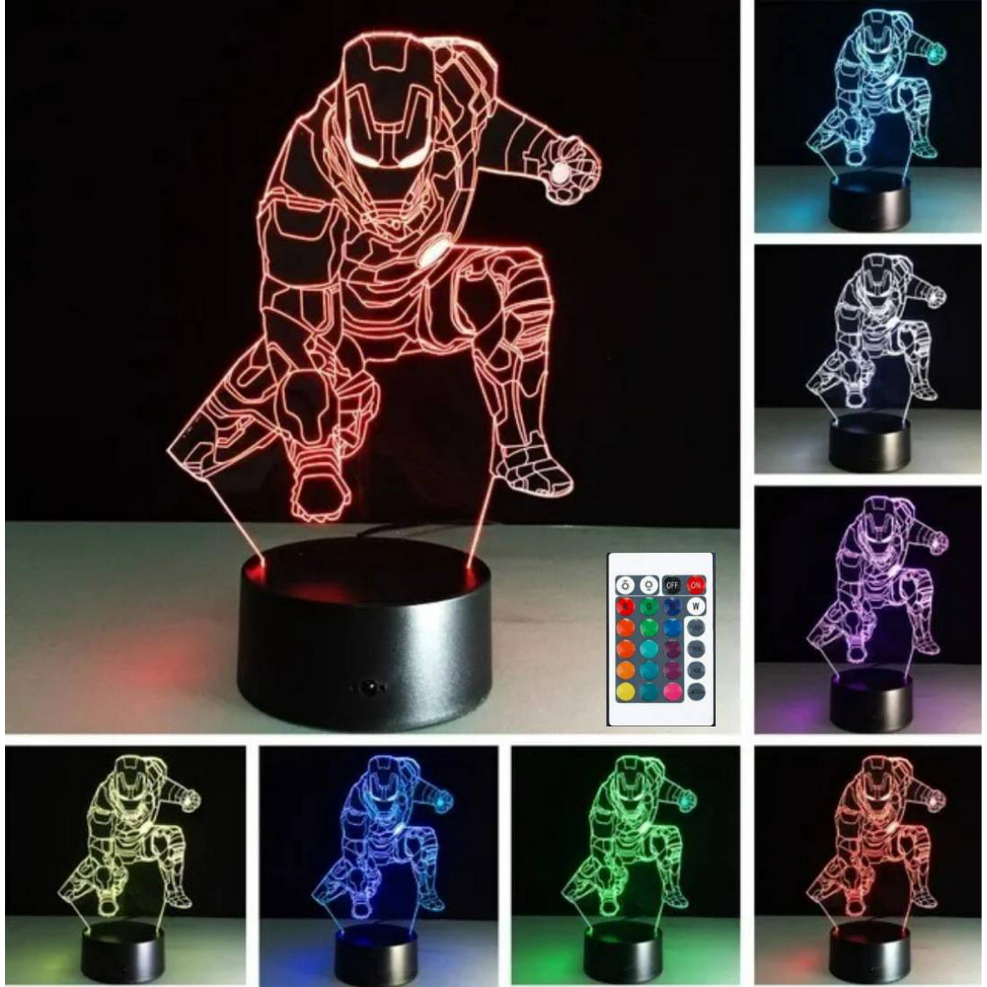 Lampara 3d Iron Man | Lider