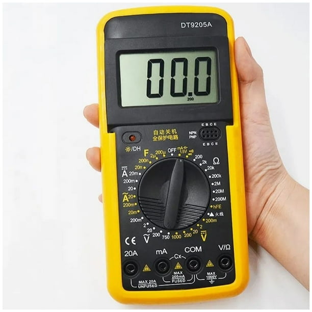 Multitester Digital Con Indicador Lcd | Lider