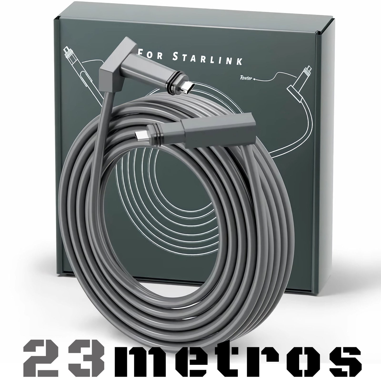 Cable Starlink 23 metros - Nuevo y Resistente Alta Velocidad | Lider