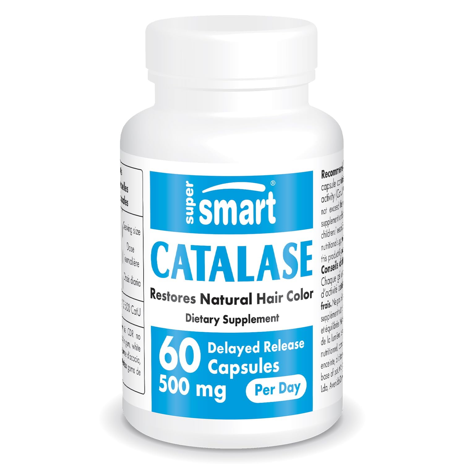 Suplemento Supersmart Catalase 500 mg 60 cápsulas Unisex | Lider
