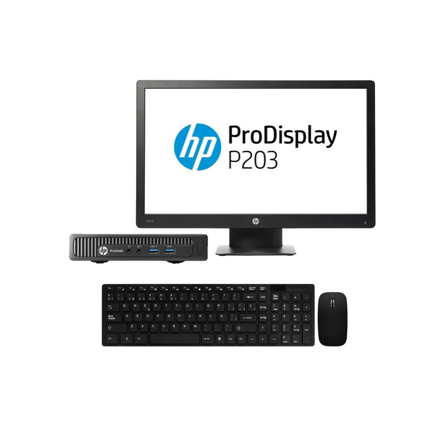 COMBO MONITOR + Mini Pc Hp 600 G1 (Intel Core i5-4ta 8Gb 500GB ...