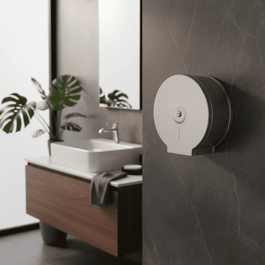 Dispensador Jumbo Roll Acero Con Llave | Lider