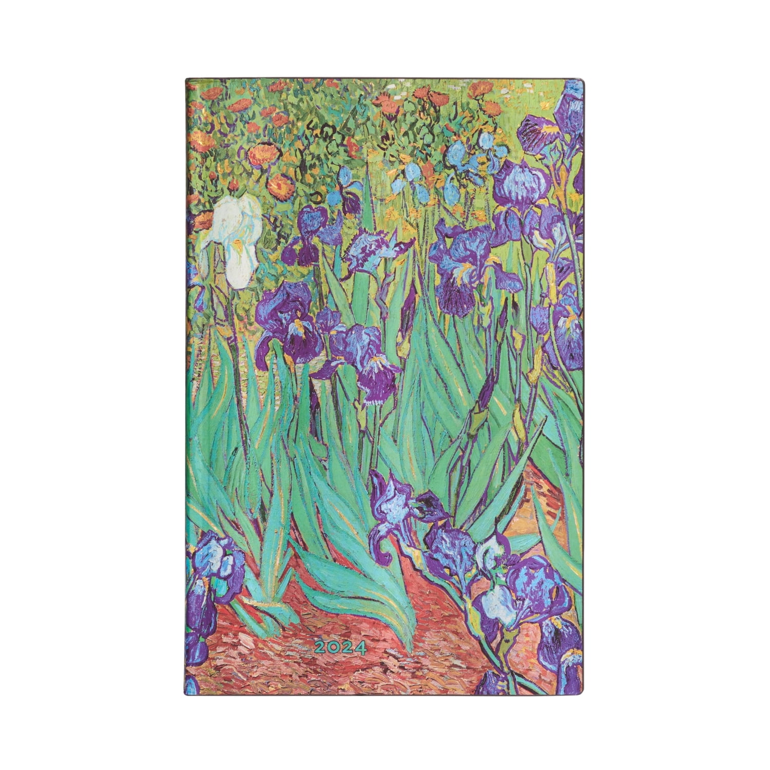 Agenda 2024 Van Gogh Los Lirios Irises, T.Flexible, Vista Semanal, Maxi ...