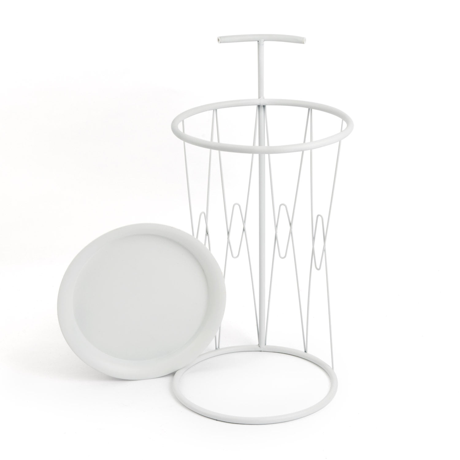 Pie Para Maceta Mr White Metal Blanco BVS | Lider