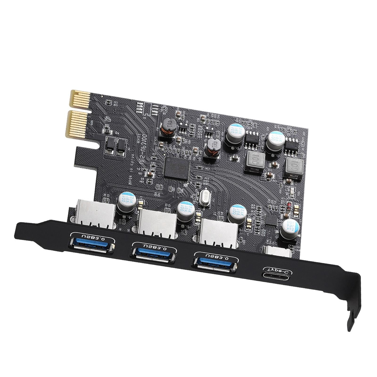 PCI-E A Tipo C (3), Tipo A (1) Tarjeta De Expansión PCI Express De 4 ...