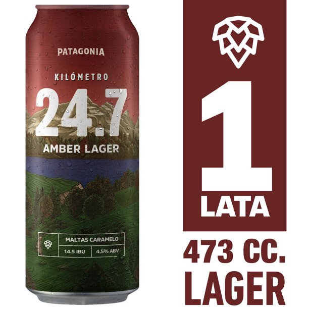 Cerveza Amber Lager 4.5° Lata, 473 ml | Lider