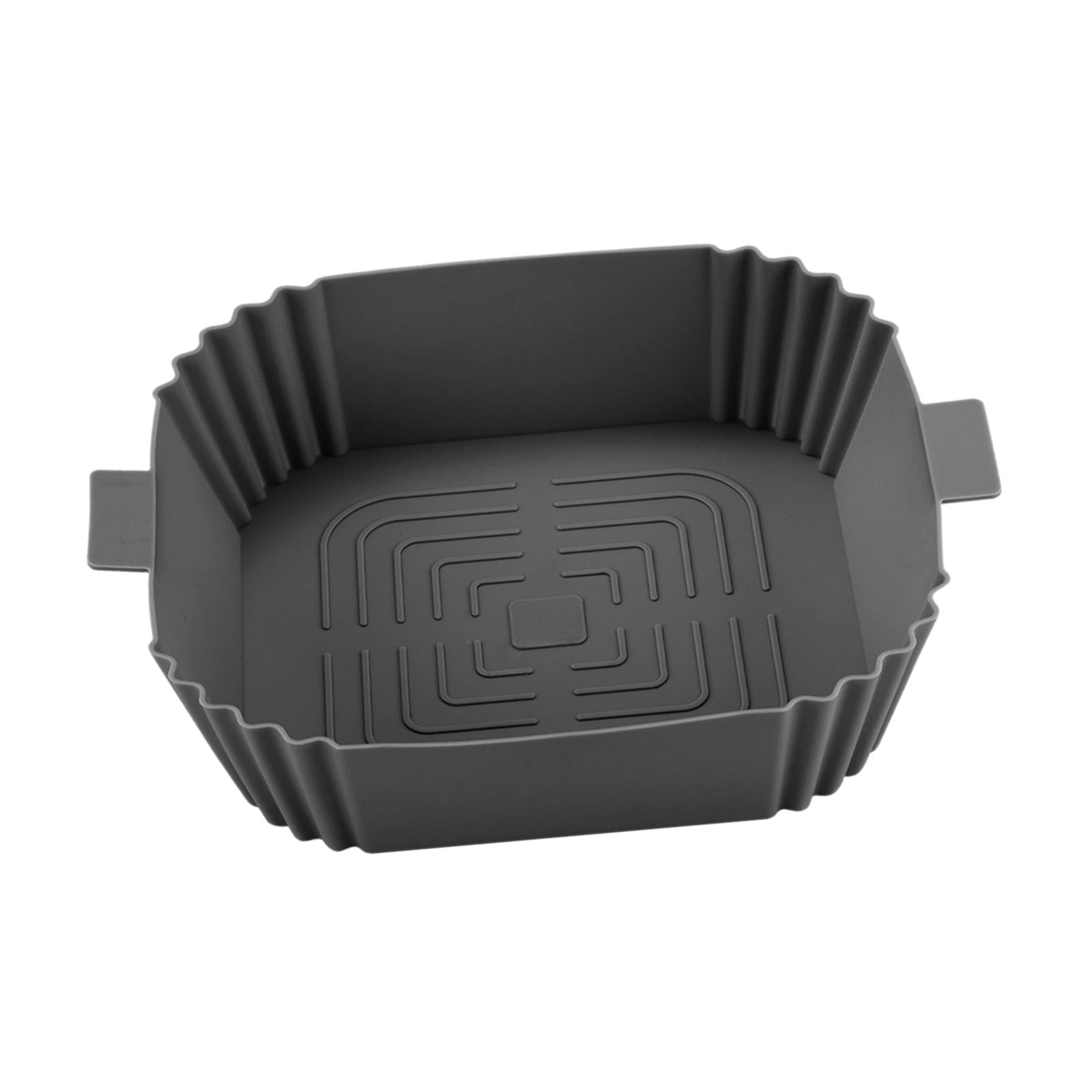 Canasto Rectangular Para Freidora De Aire, Antiadherente, Para Hornos, Vaporizadores, Color Gris ...