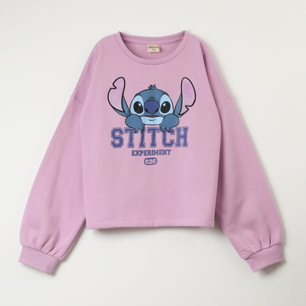 Poleron Cerrado Niña Lilo & Stitch Experiment Morado Disney | Lider