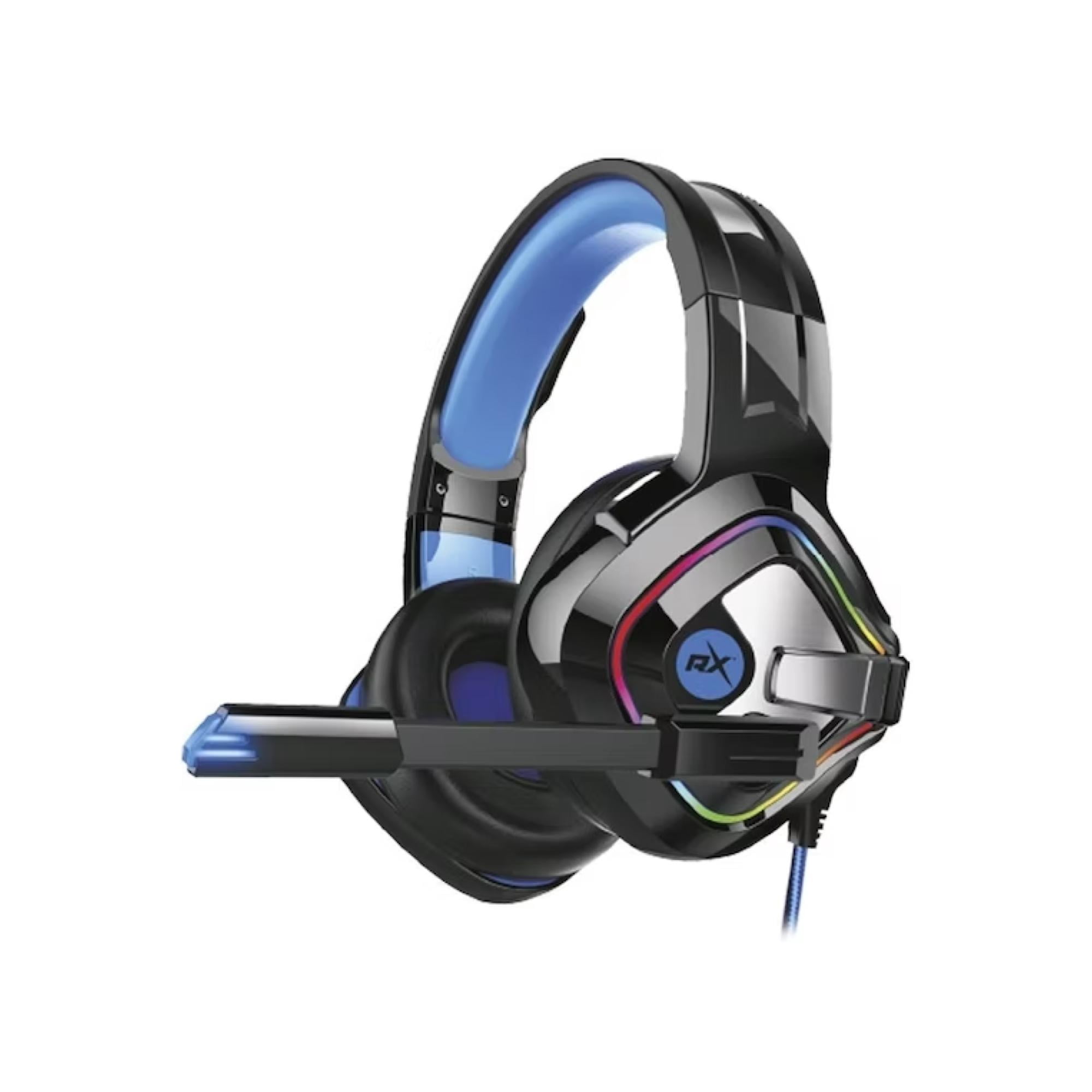 Audífono Gamer Jack Usb Rgb Ps5 Xbox Pc Negro Azul | Lider