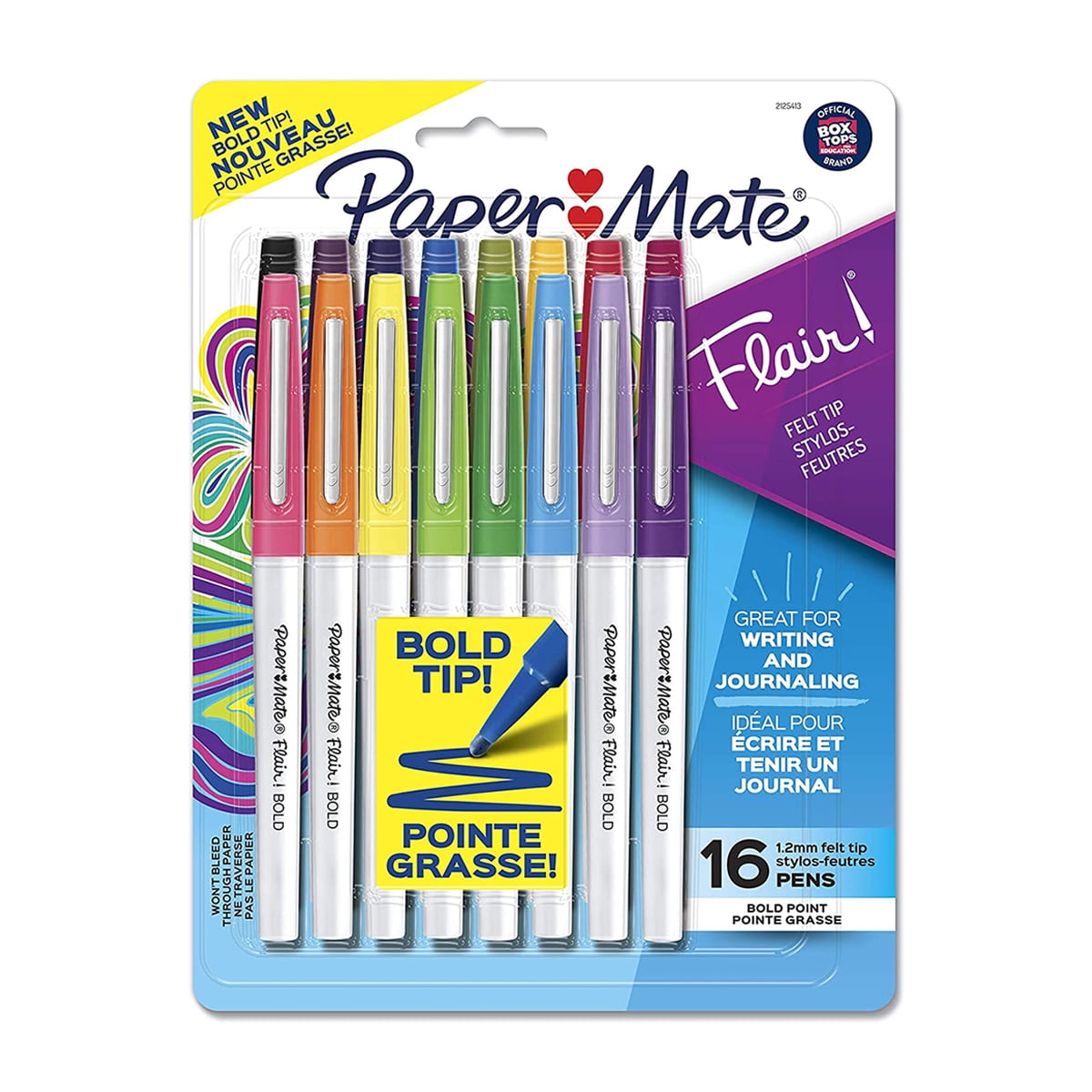 Marcadores Paper Mate Flair Punta Gruesa 16 Colores | Lider
