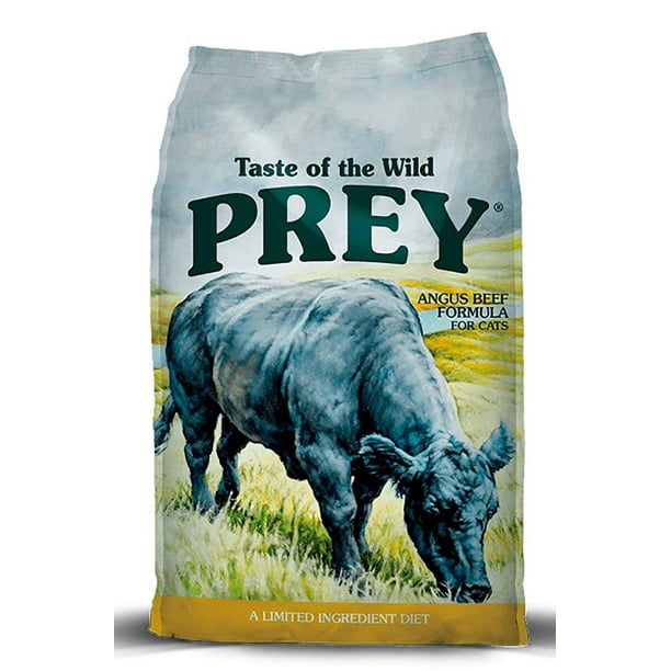 Alimento Seco Gato Todas las Edades Prey Formula Sabor Angus Bolsa, 2,7 ...