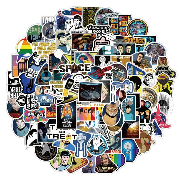 Set Stickers calcomonias Star trek Kirk Spock | Lider
