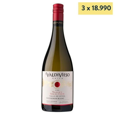 Vino Blanco Sauvignon Blanc Gran Reserva 13° Botella 750 Ml