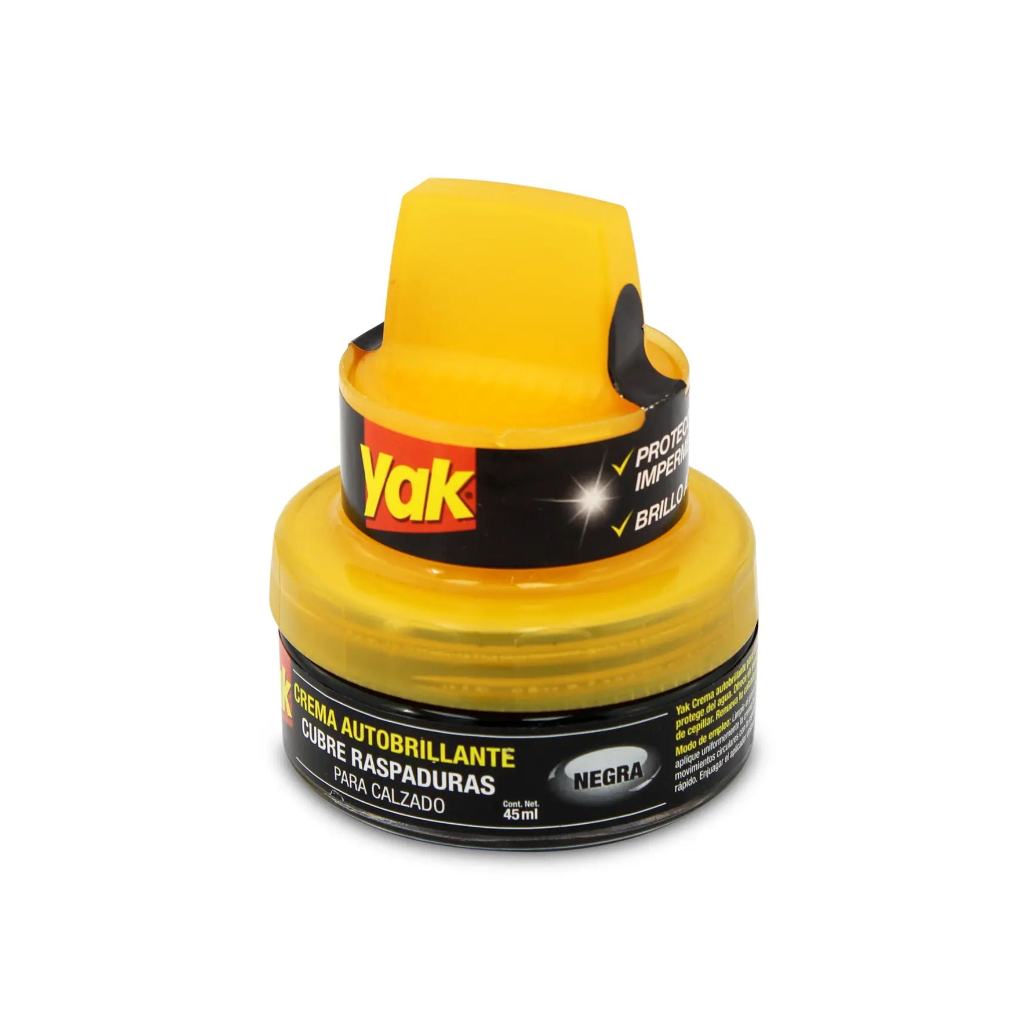 Betún para zapatos en Crema Negro 45ml - Yak | Lider