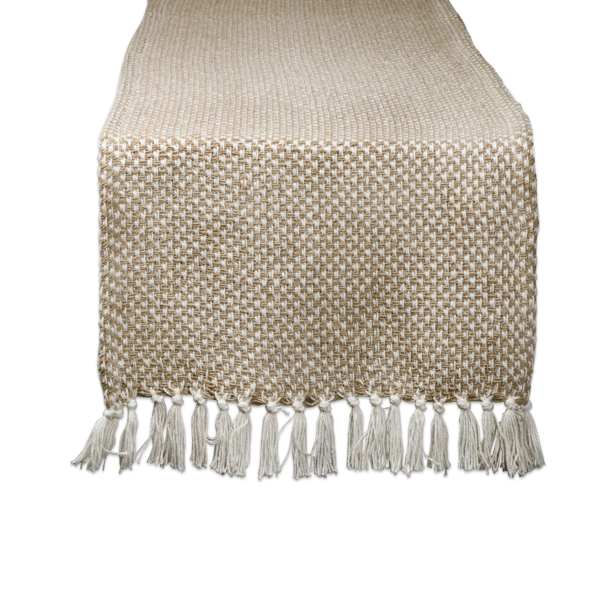 Camino de mesa DII Woven Basics, tejido 100% algodón, 38 x 275 cm ...