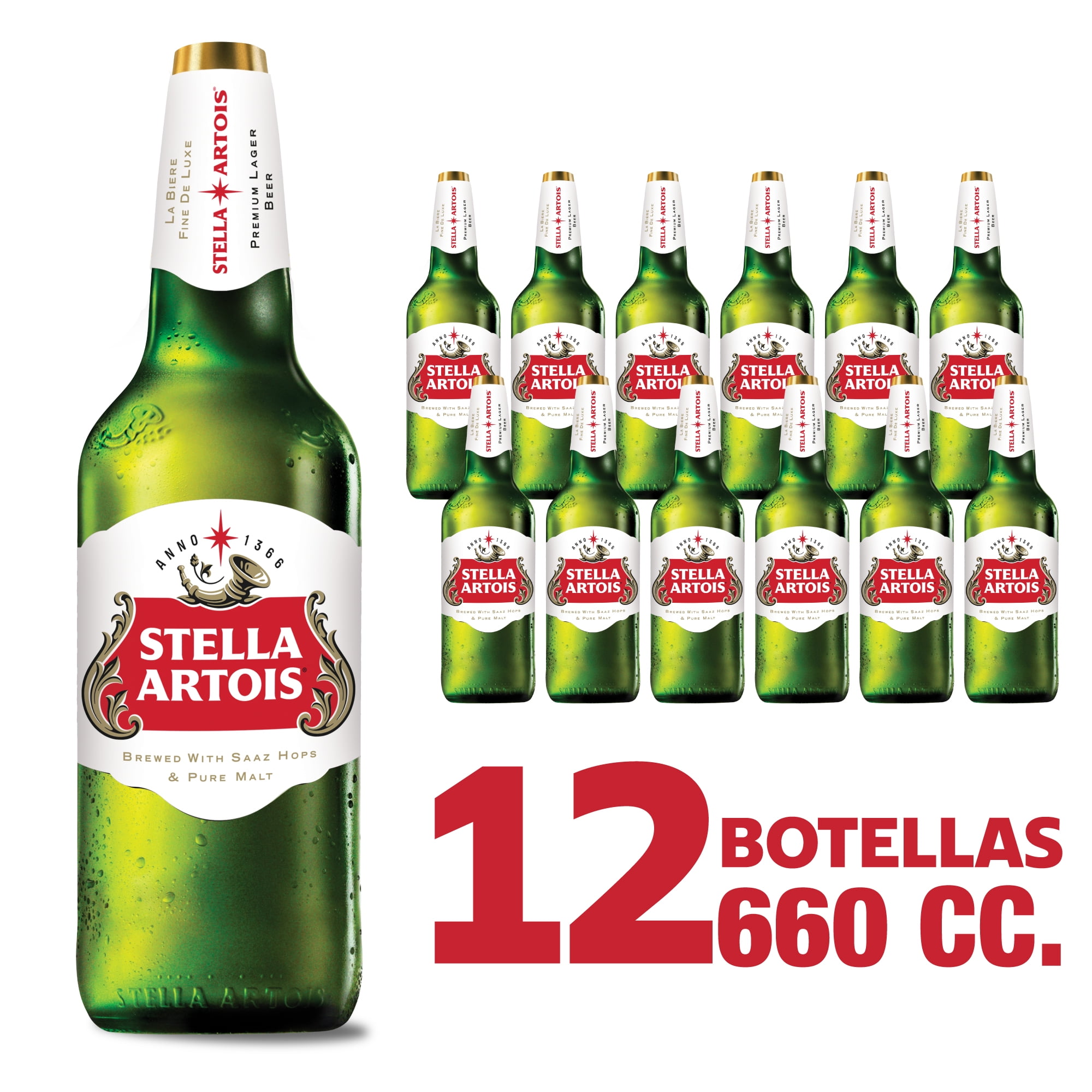 Cerveza Stella Artois, Botella Pack x12 660 cc | Lider