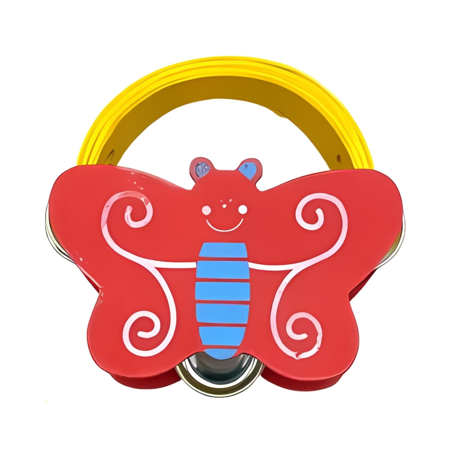 Pandero Pequeño de Madera 10x10cm Juguete para Niños | Lider