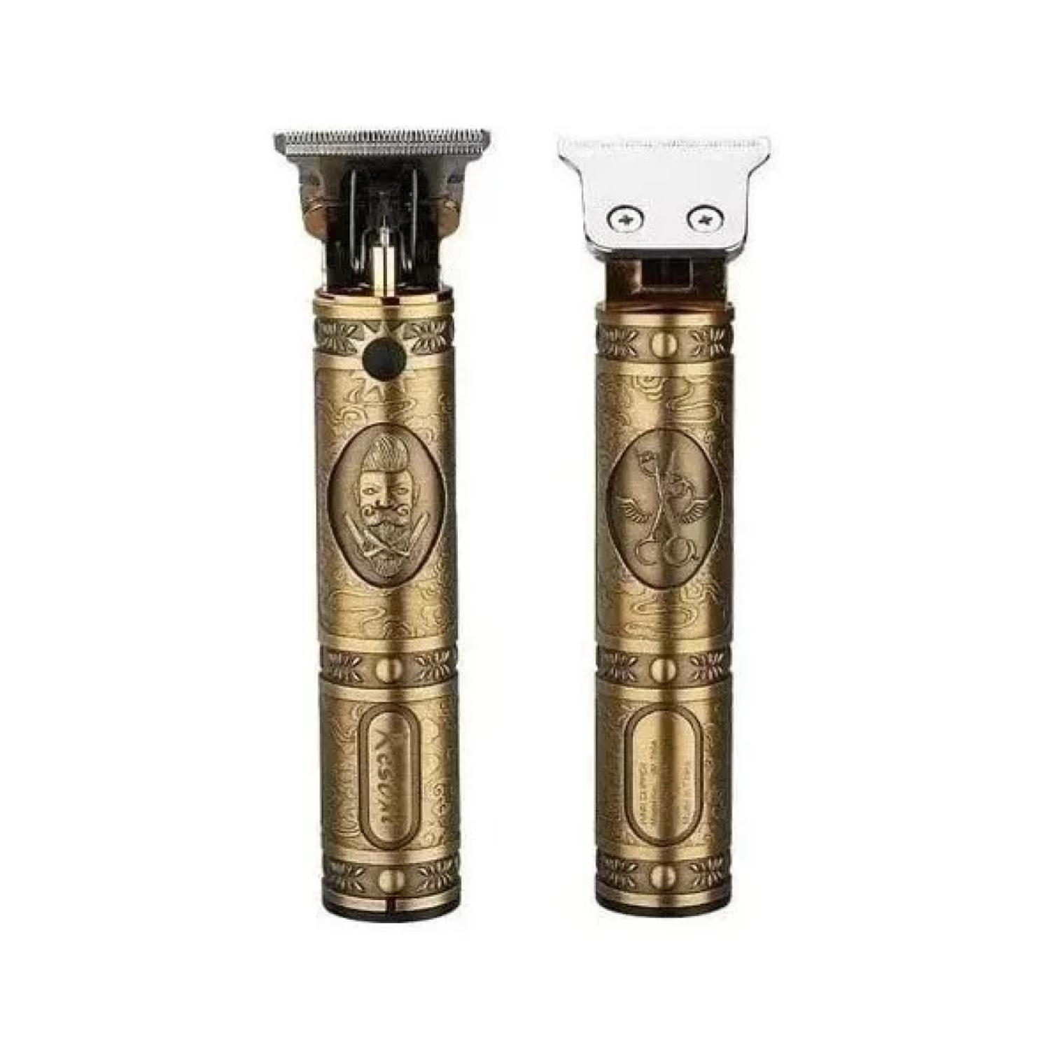 Maquina Perfiladora De Cabello Y Barba Recargable USB Dorada | Lider