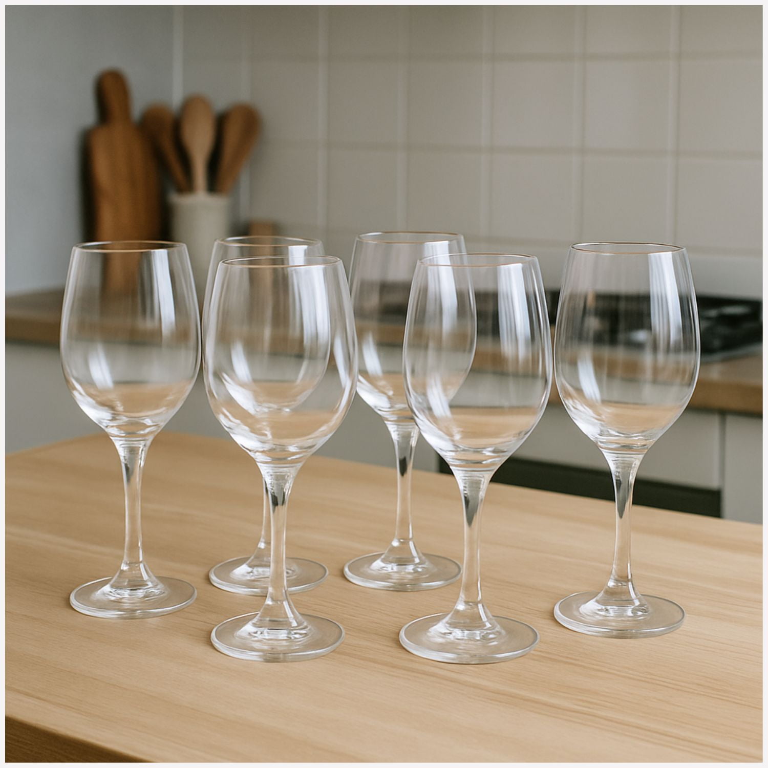 Display 6 Copas Transparente de Vino Tinto Rioja 386mL Cristar | Lider