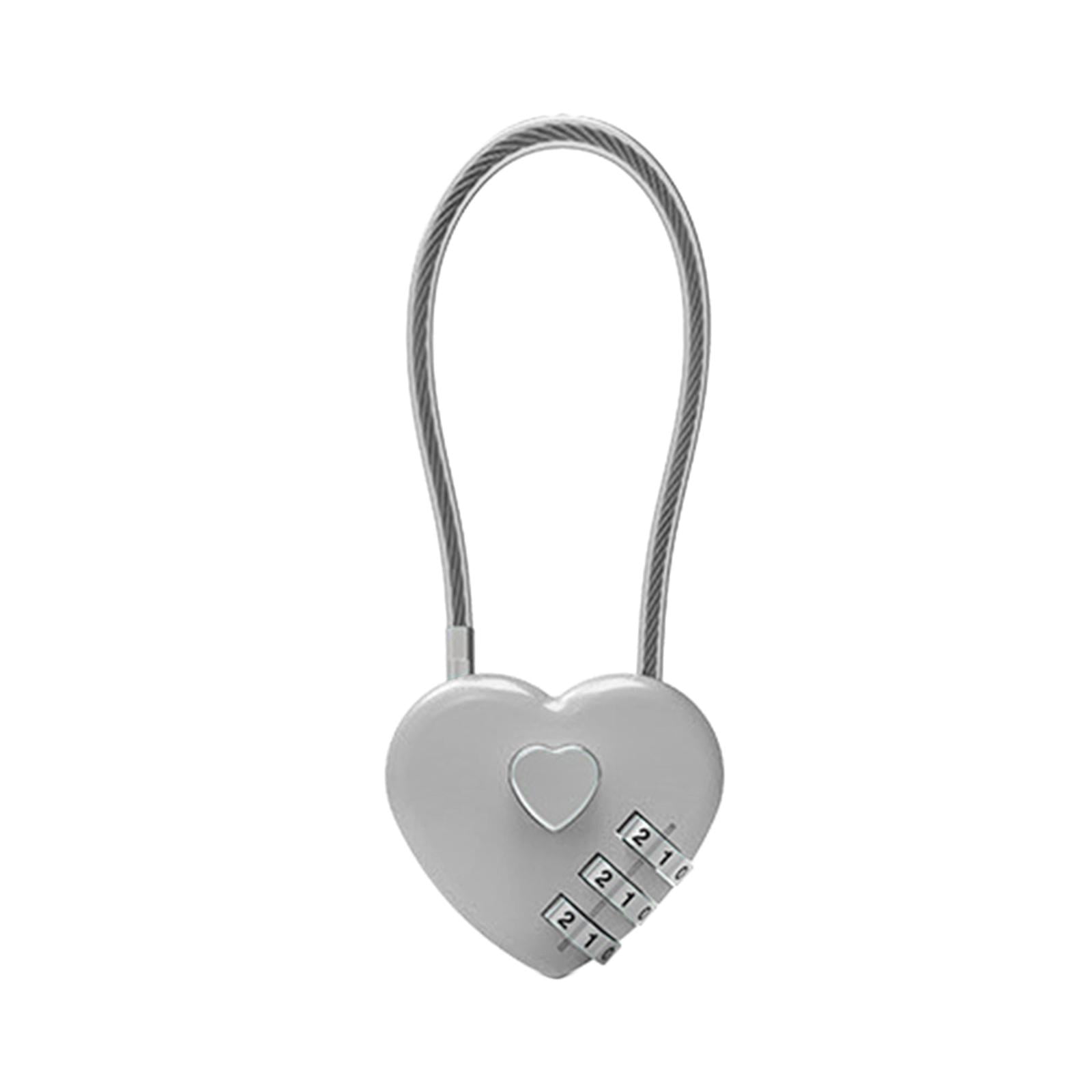 Love Lock Candado De Corazón Candado Pequeño De Metal En Forma De ...