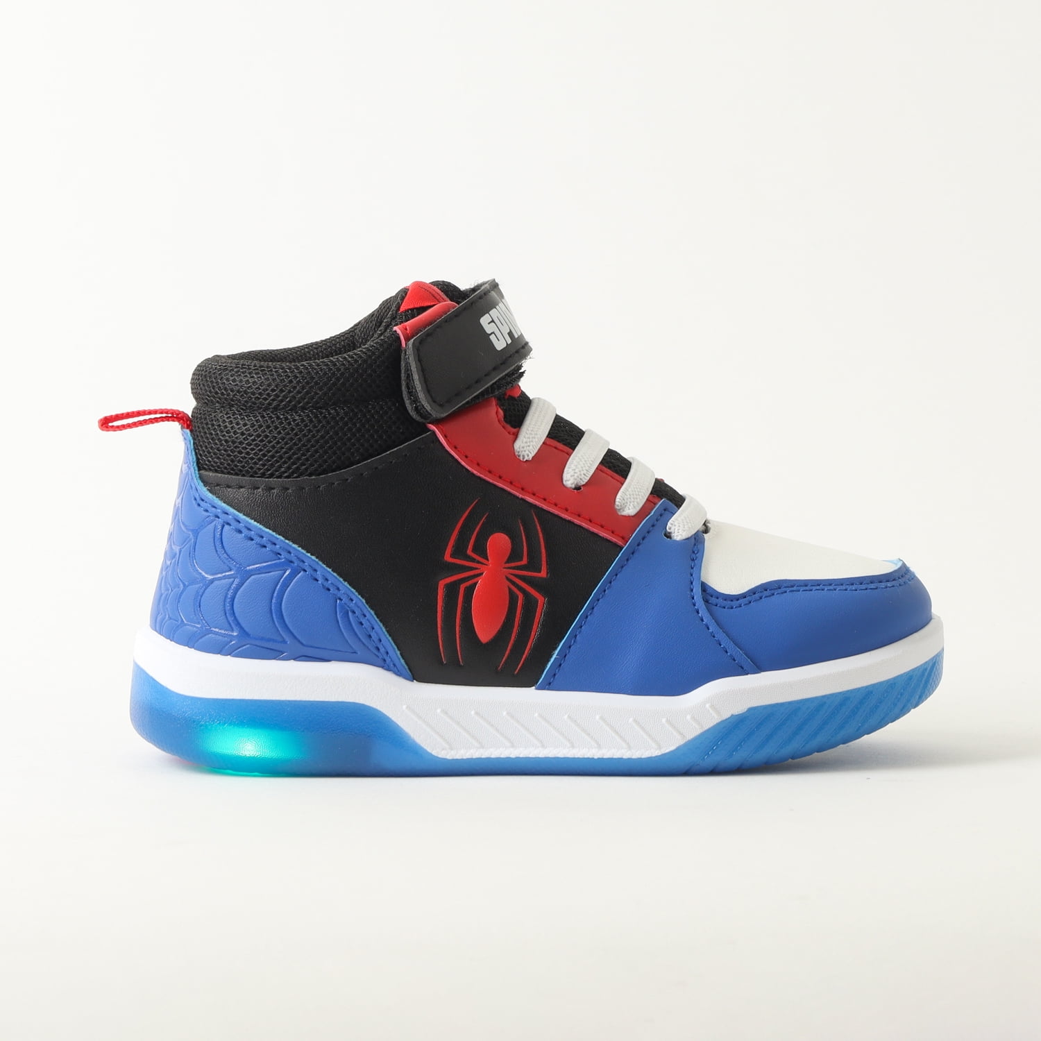 Zapatilla Con Luces Niño Spiderman Spidey Pulse Azul Marvel | Lider