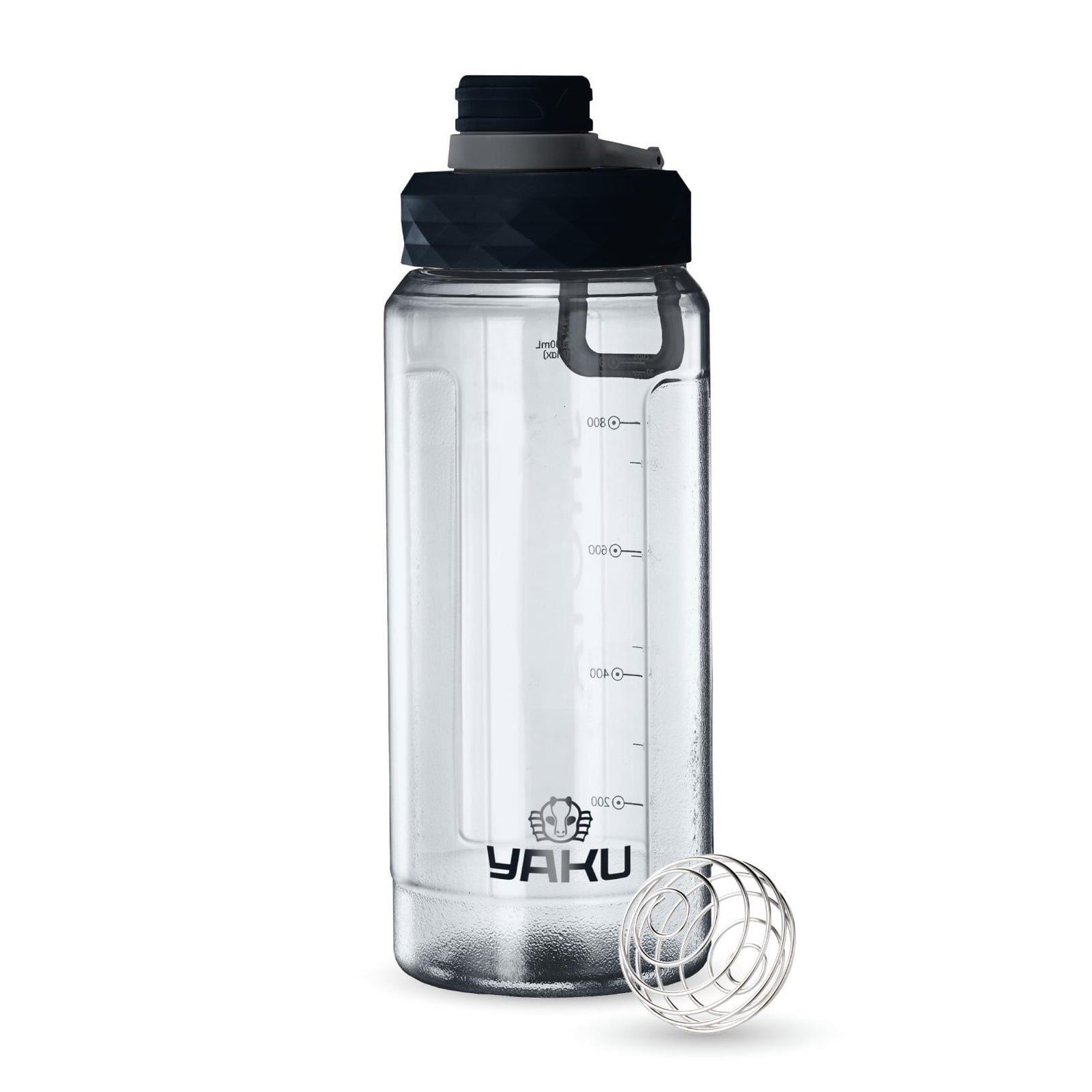 Botella Shaker Plástico 1100 Ml Larimar Negro | Lider