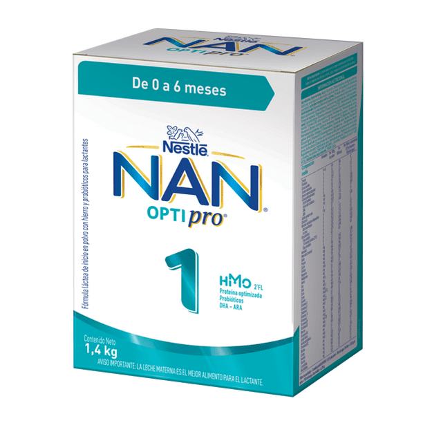 Pack Fórmula infantil Nan 1 Optipro Multipack 2x700g + 1 año | Lider